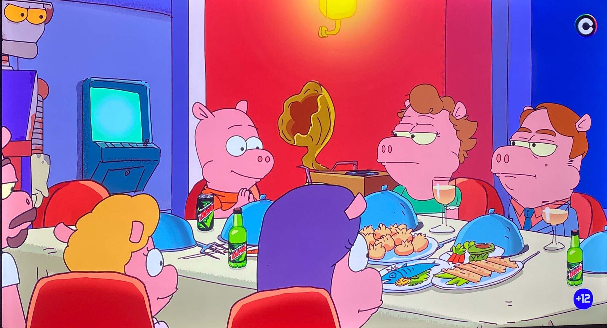 ザ・シンプソンズのパロディー!? モンゴルの新作アニメ「PIGLAND」